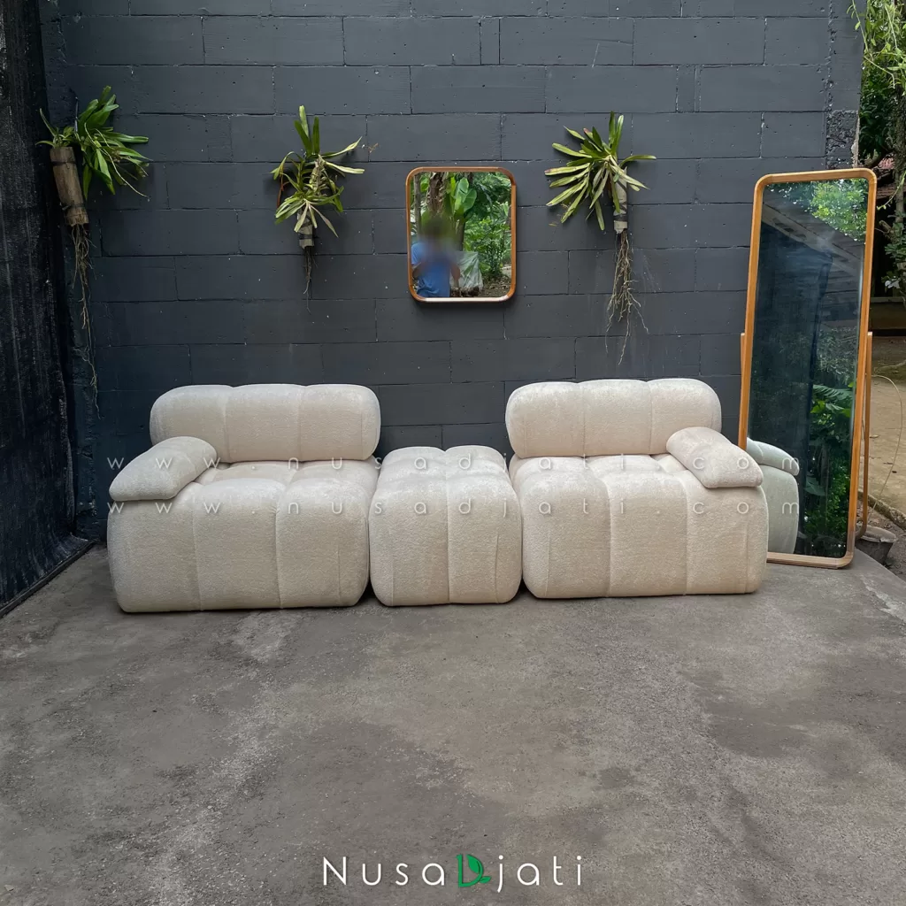 Sofa Boba 2 Seater Dengan Puk - Nusadjati
